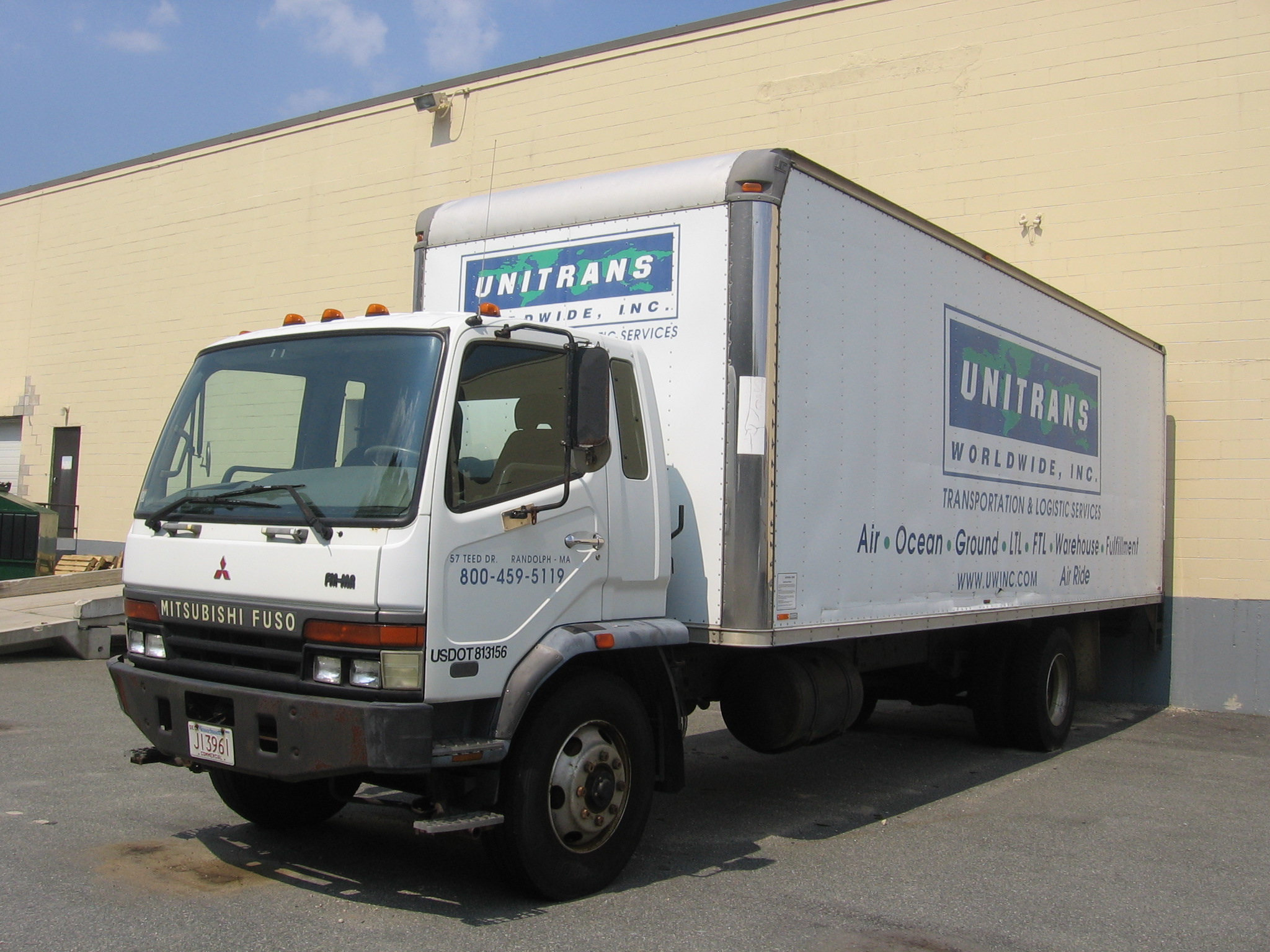 Domestic Freight Services Boston Massachusetts — Unitrans Worldwide Inc.